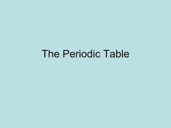 Peridoic table | PPT