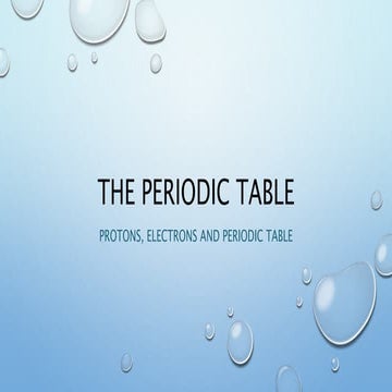 What are the periodic trends? | PDF