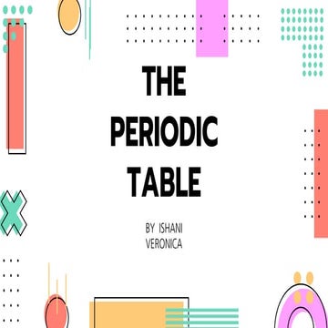 Periodic table | PPTX