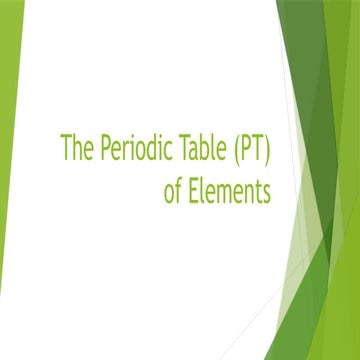 The Periodic Table (PT) of ELEMENTS GRADE 8.pptx