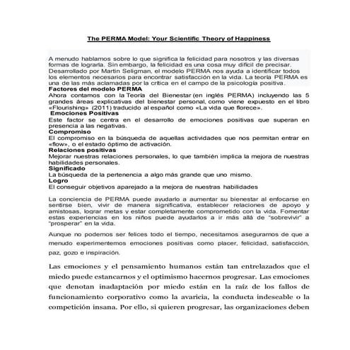 The perma model | DOCX