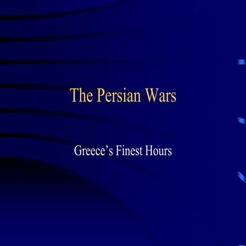 The Persian Wars | PPT