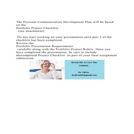 The Personal Communication Development Plan will be based on the.docx