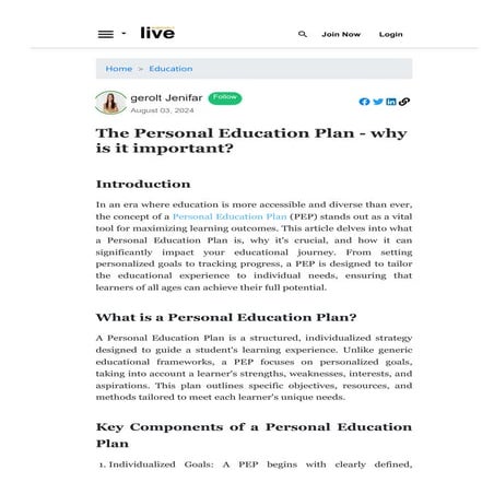 The Personal Education Plan - why is it important.pdf