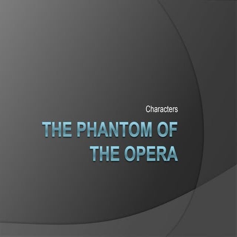 The phantom of the Opera | PPTX