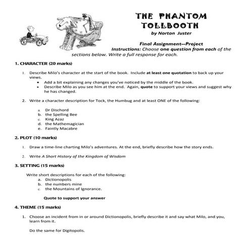 Phantom Tollbooth final assignment | DOC
