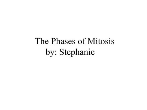 Mitosis | PPT
