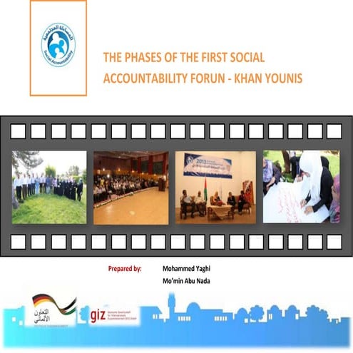 The phases of the first sa forum at khan younis municipality | PPT