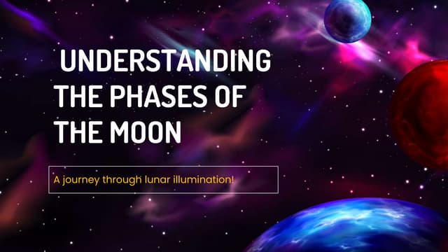 The 8 phases of moon grade 5 lesson in Science | PPT