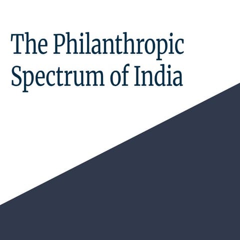 The Philanthropic Spectrum of India | PDF