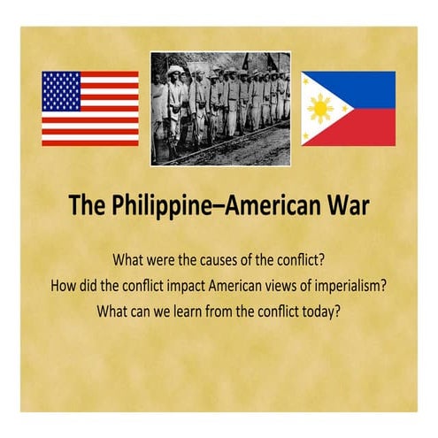 The philippine american war101 | PDF