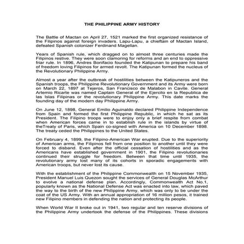 THE PHILIPPINE ARMY HISTORY.doc