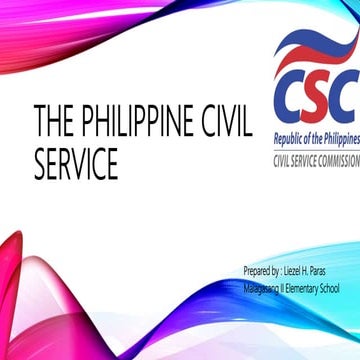 The philippine civil service | PPTX