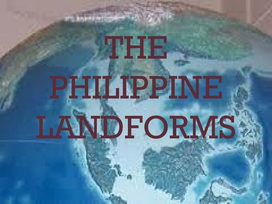 Land forms of the Philippines - Grade 1-2 | PPT
