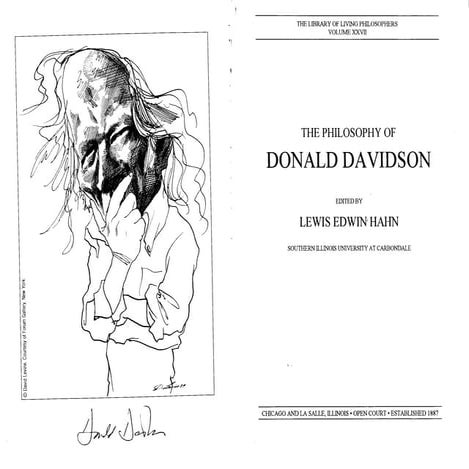 The philosophy of donald davidson | PPT