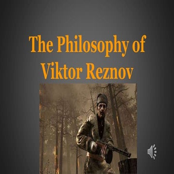 The Reznov Requiem: Scars Etched in Steel! The Philosophy of Viktor ...
