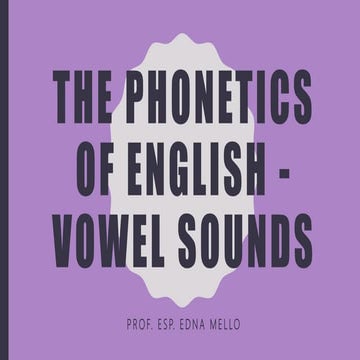 The phonetics of english - Vowel sounds.pptx