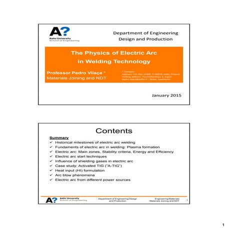 Presentation on Electric arc | PPTX