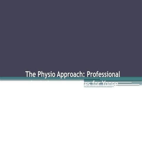 Artificial intelligence, virtual reality, and automation in Physiotherapy | PPTX