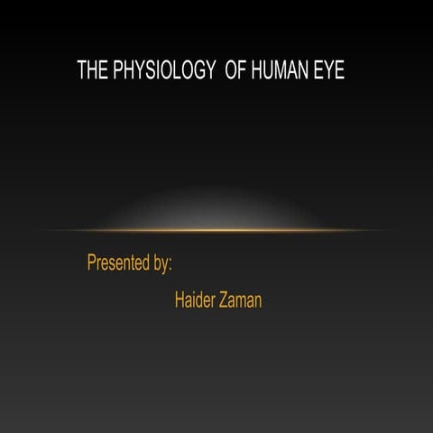 Structure and Function of the Eye | PPT