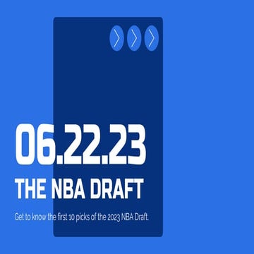 Meet the NBA Draft Class of 2023 | PPTX