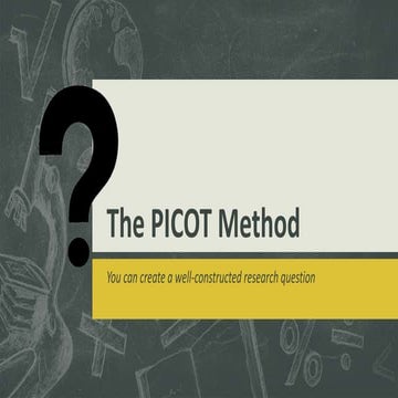 The picot method lo | PPTX