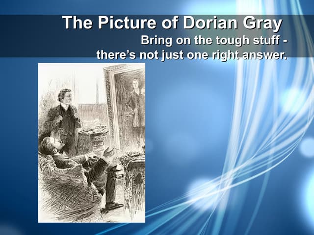 The Picture of Dorian Gray summary and depiction | PDF