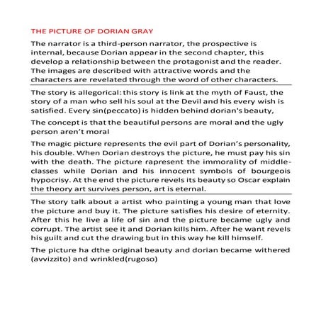 The picture of dorian gray | DOCX