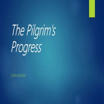 The pilgrim's progress | PPT