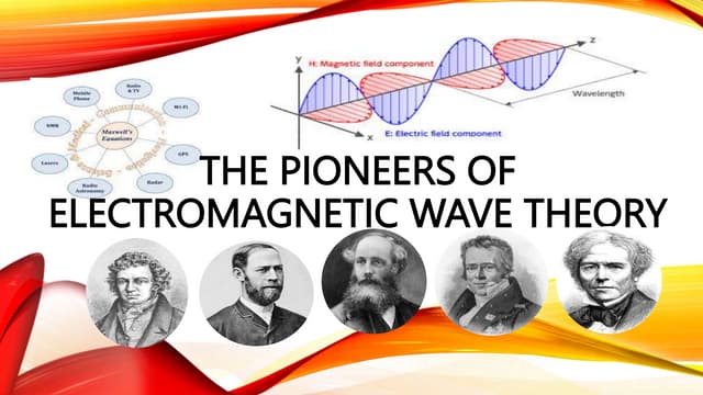 History of electromagnetic wave’s discovery | PPTX