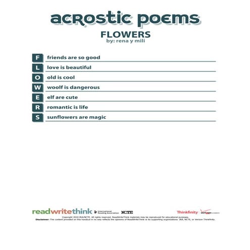 The poem of rena and mili | PDF