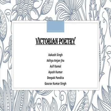 The Poetic Victorian Era- 1 presentation vtu.pptx