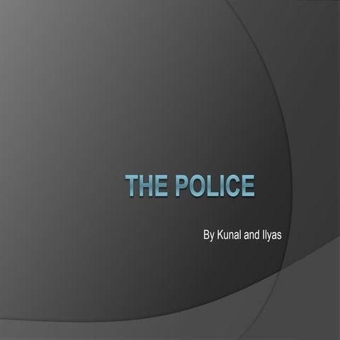 The police | PPTX