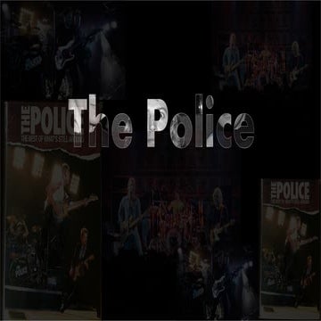 THE POLICE powerpoint singers or music band | PPTX