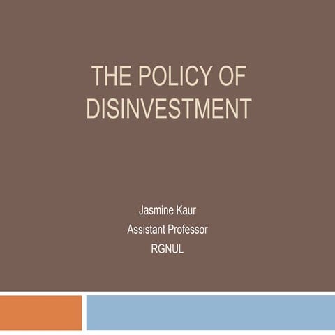 THE POLICY OF DISINVESTMENT.pptx