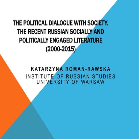 The political dialogue with society | PPTX