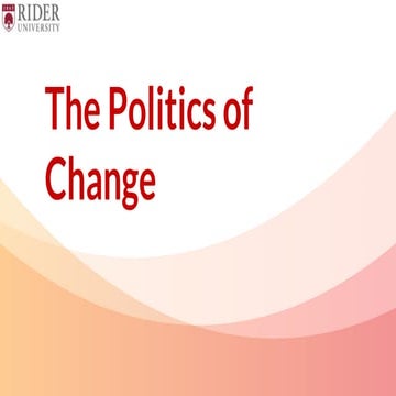 The Politics of Change | PPTX
