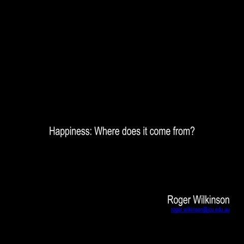 The politics of happiness | PPTX