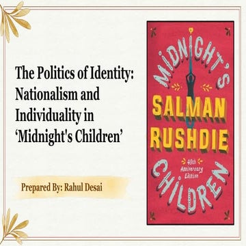 The Politics of Identity- Nationalism and Individuality in Midnight's ...