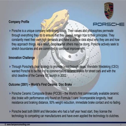 The Porsche Case | PPTX