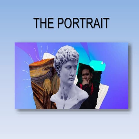 El retrato. Tipos de retrato material 2024 | PPTX