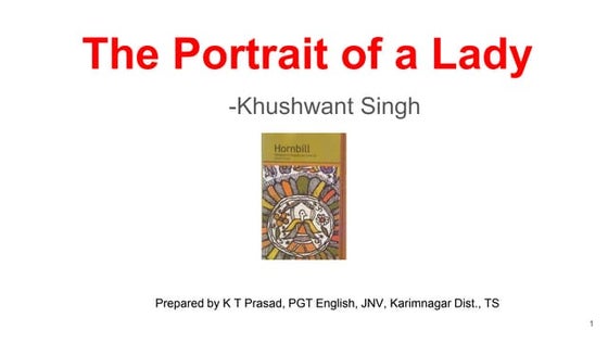 The portrait of a lady | PPT