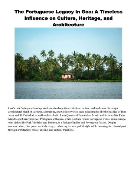 Original history of goa | PPT