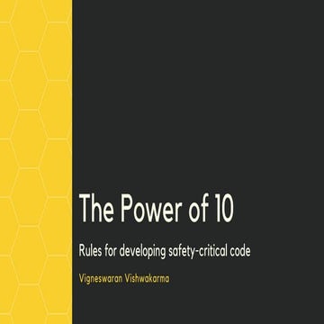 The power of 10 | PDF