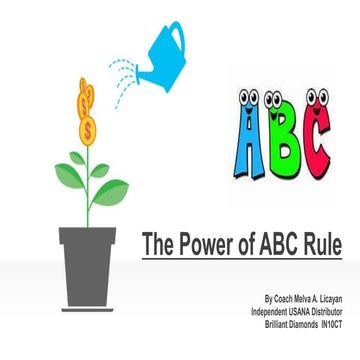 The Power of ABC Rule slideshow | PPSX