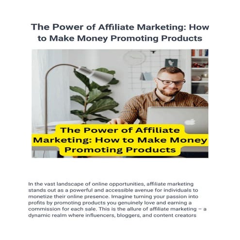 Presentation. Beginner guide to Affiliate marketing.pptx