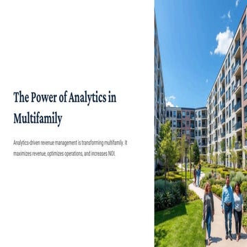 Harnessing Analytics for Multifamily Success | PPT