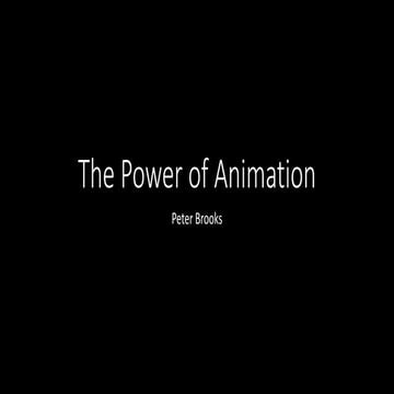 The power of animation | PPT