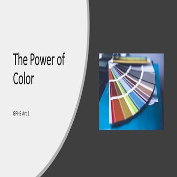 Psychology of colors | PPTX