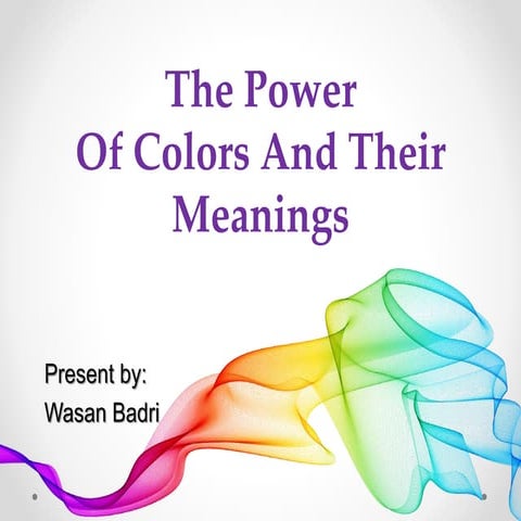 The power of colors | PPTX
